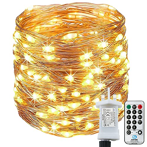 [220 LED] Fairy Lights Mains Powered, 25M 8 Modes Low Voltage Fairy ...