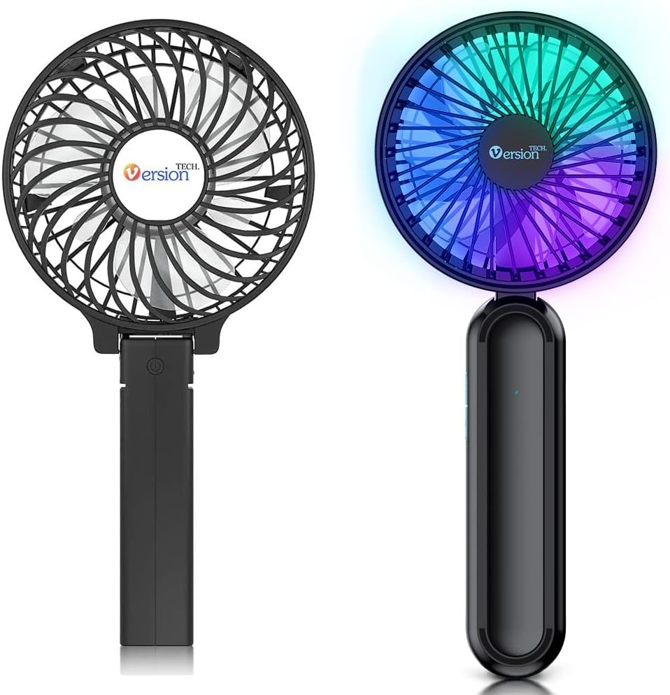 Amazon.com: VersionTECH. Portable Handheld Fan, Mini Personal ...