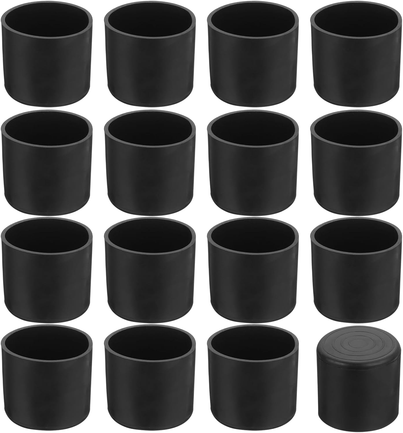 uxcell 36Pcs Chair Leg Caps, 38mm (1-1/2 Inch) Non-Marking PVC Chair ...