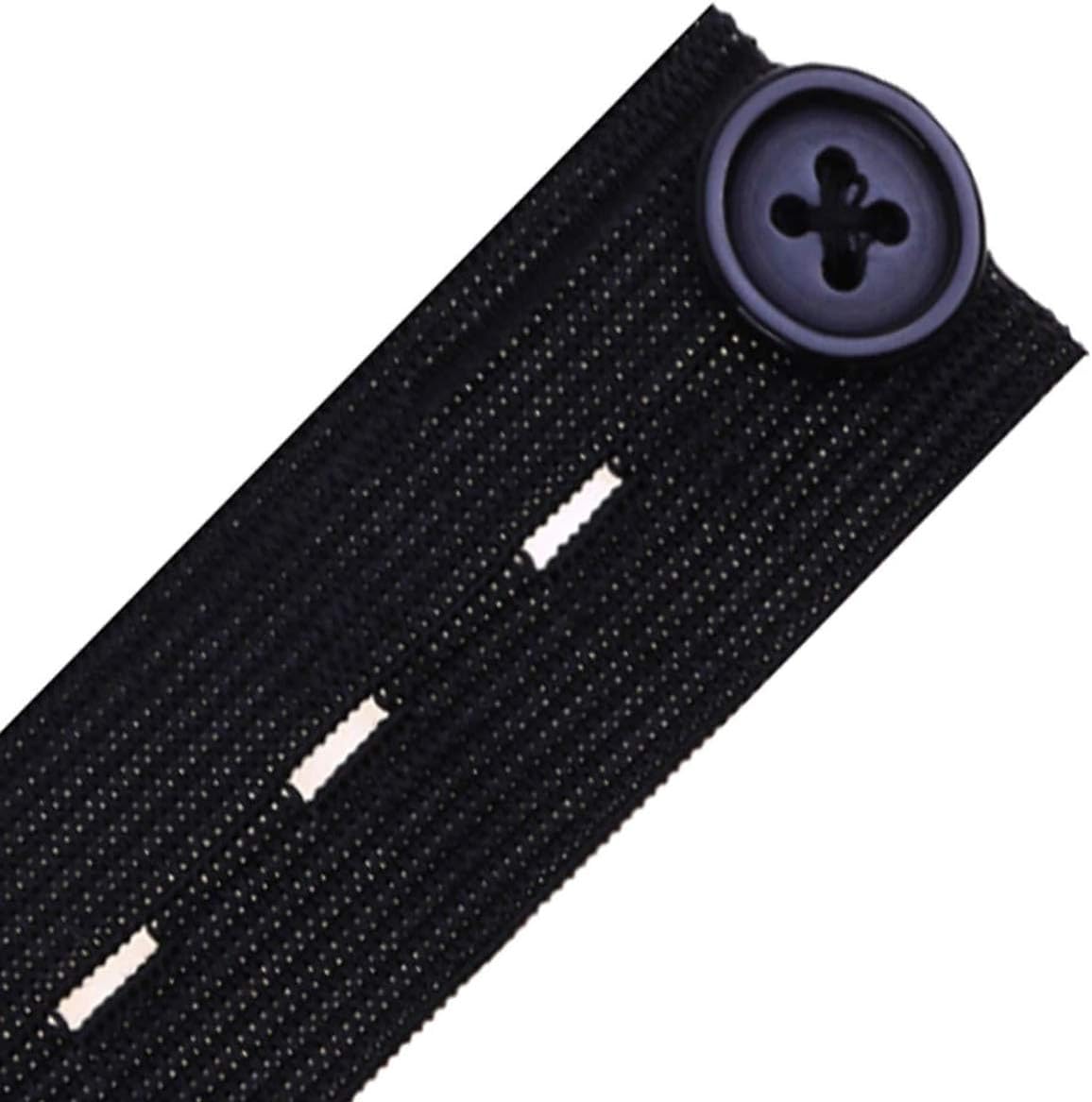 WedDecor Buttonhole Elastic, Elastic Band with Holes Elastic Button ...