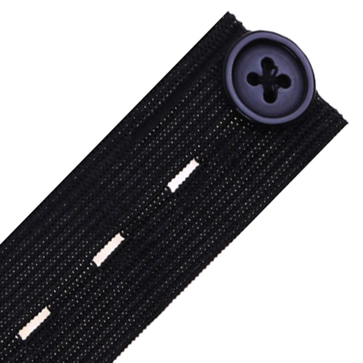 WedDecor Buttonhole Elastic, Elastic Band with Holes Elastic Button ...
