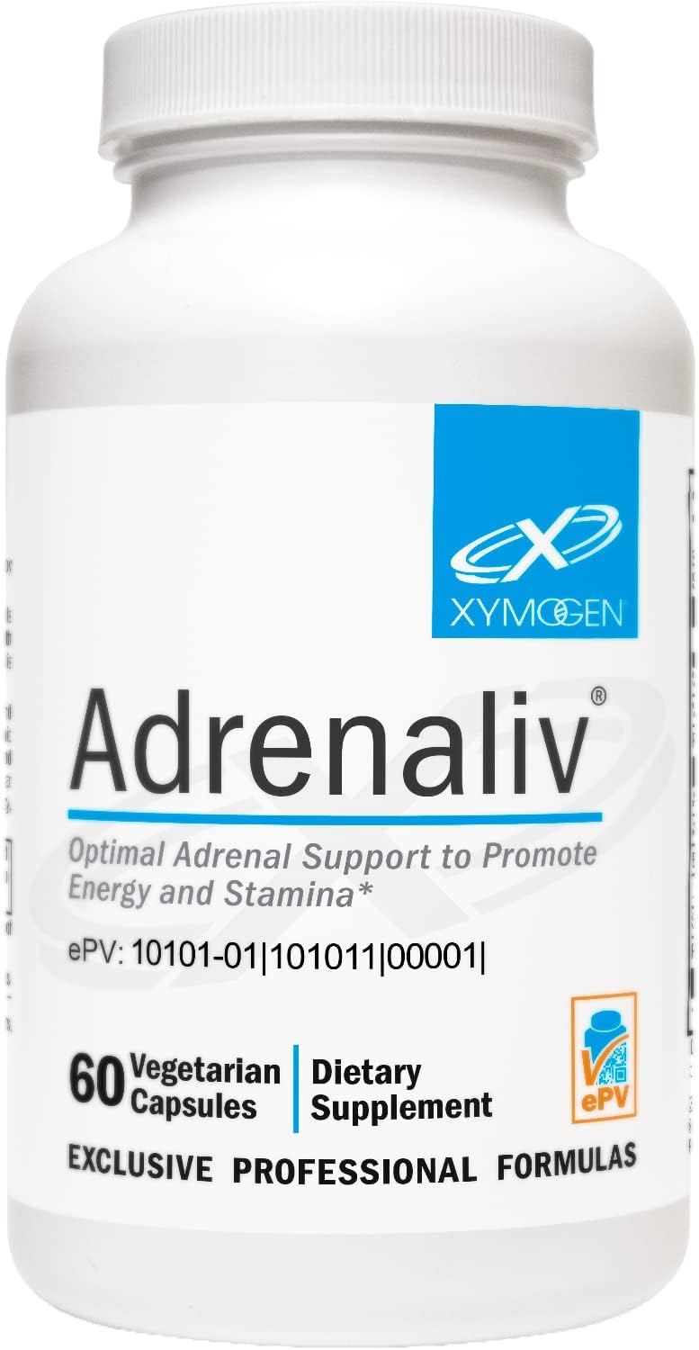 Amazon.com: XYMOGEN Adrenaliv - Adrenal Support Supplement to Promote ...