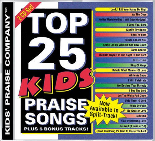 Buy Top 25 Kids Praise Songs Split Track CD Book Online at Low Prices ...
