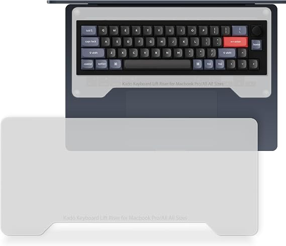 Amazon.com: Kado Lift Riser Acrylic for External Keyboard, Frosted ...