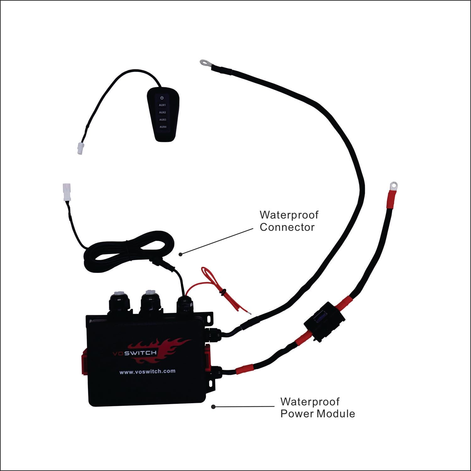 Snapklik.com : Voswitch R400 Grab Handle AUX Switch Panel For Ram 2500 ...