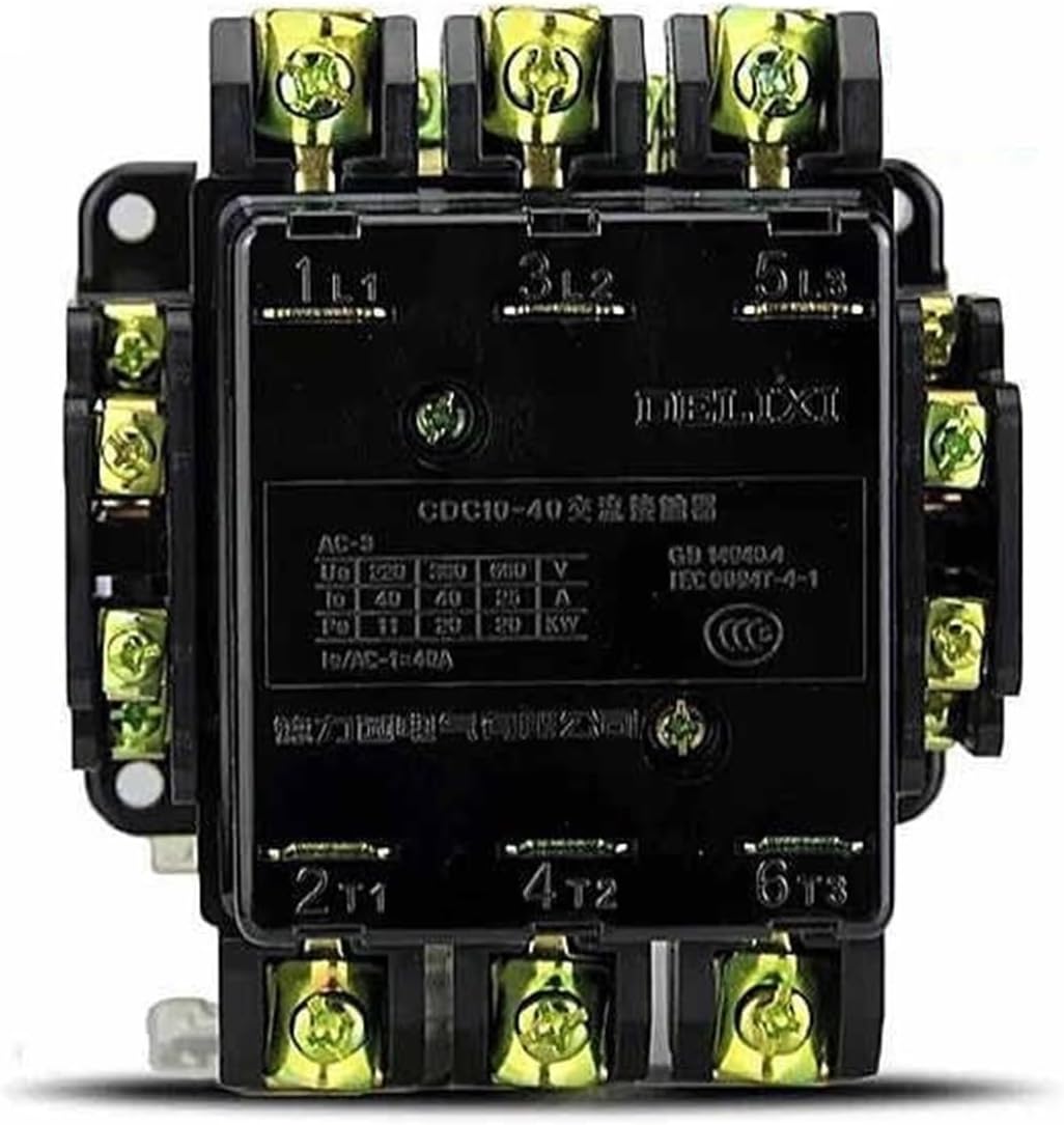 Amazon.com: VISKEE AC contactor CDC10-20A CJ10 CJT1 Coil 380v 220v 110v ...