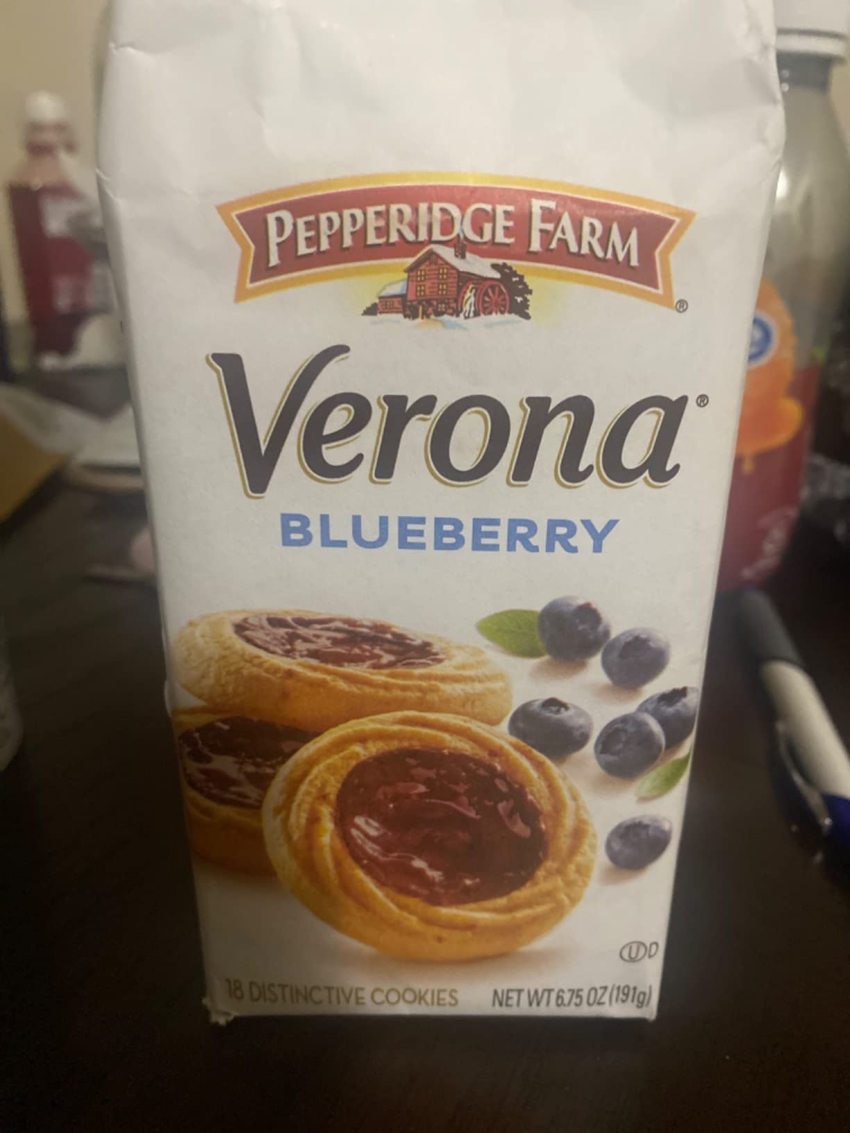 Amazon.com: Pepperidge Farm Verona Cherry Thumbprint Cookies, 6.75 oz ...