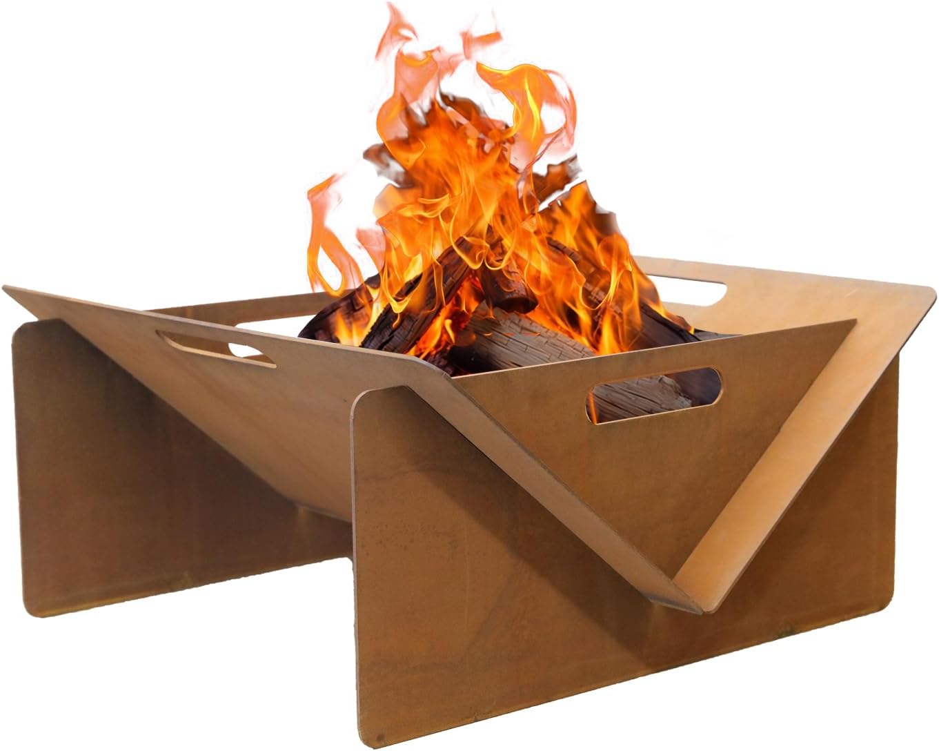 Amazon.com : GJWCVL Folding Fire Pit Outdoor Portable Fire Pit ...