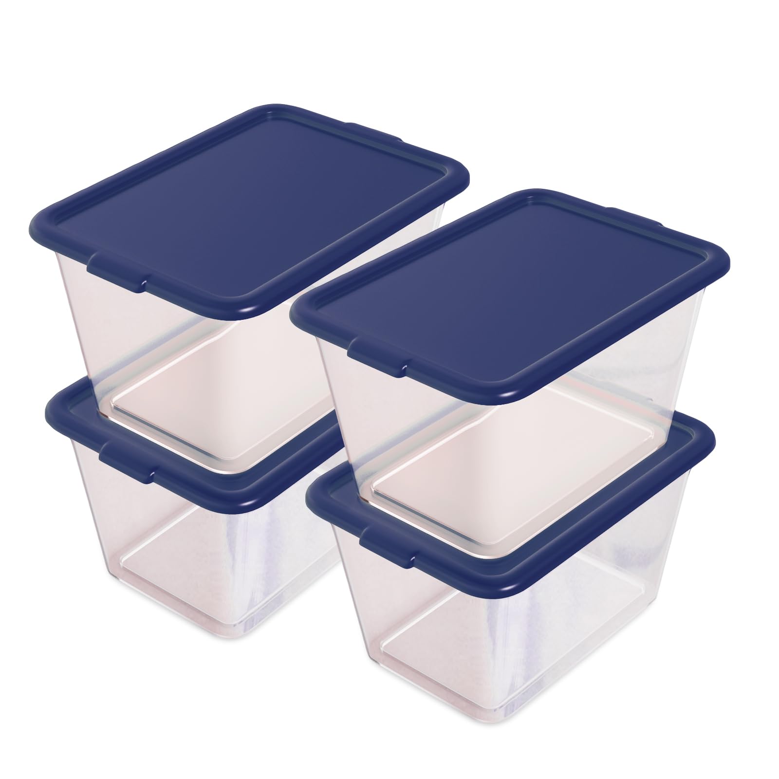 Snapklik.com : SIMPLYKLEEN 14.5-gal. Reusable Stacking Plastic Storage ...