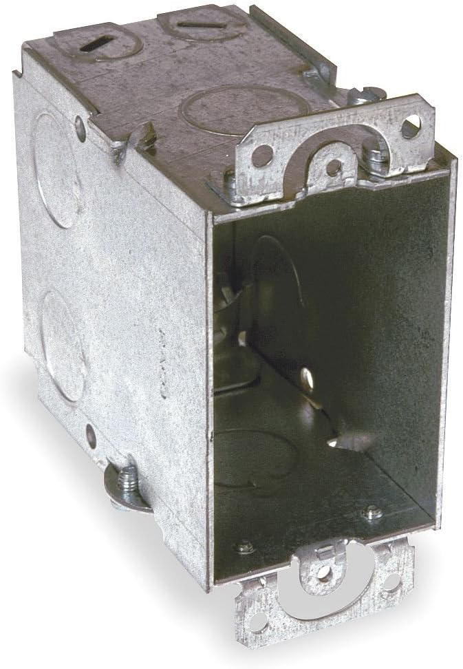 RACO 601 Switch Box with Plaster Ears, 3-1/2-Inch Depth, Non-Metallic ...