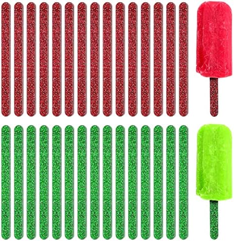 30 Pieces Acrylic Sticks Reusable Cakesicle Sticks Cake Pop Mold Mirror ...