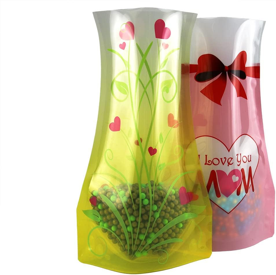 Amazon.com: Lay Flat Vase, Foldable Vase, Collapsible Vase, Flexible ...