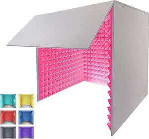 Amazon.com - WORDFUN Portable Vocal Recording Booth, Sound Isolation ...