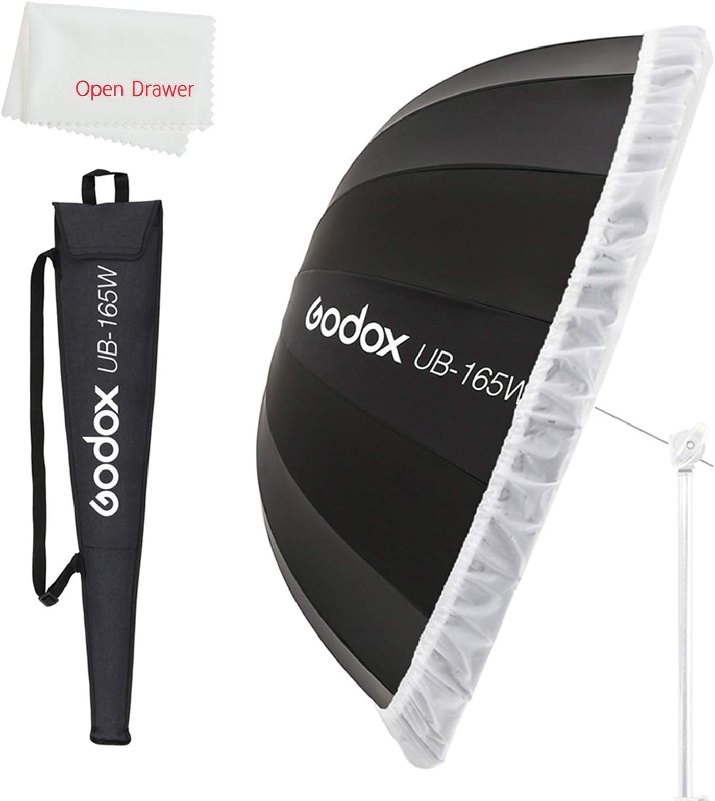 Amazon.com : Fotodiox Premium Grade Studio Umbrella - 40" Black & White ...
