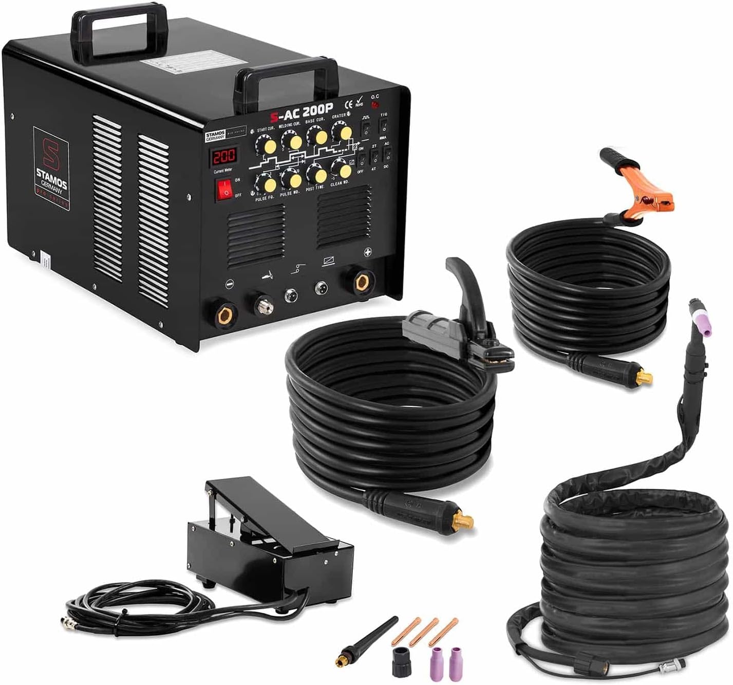 Stamos Germany S-AC 200P Aluminium Welder TIG Welding Machine Inverter ...