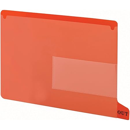 Amazon.com : Smead End Tab Poly Out Guide, Two Pocket, Bottom Position ...