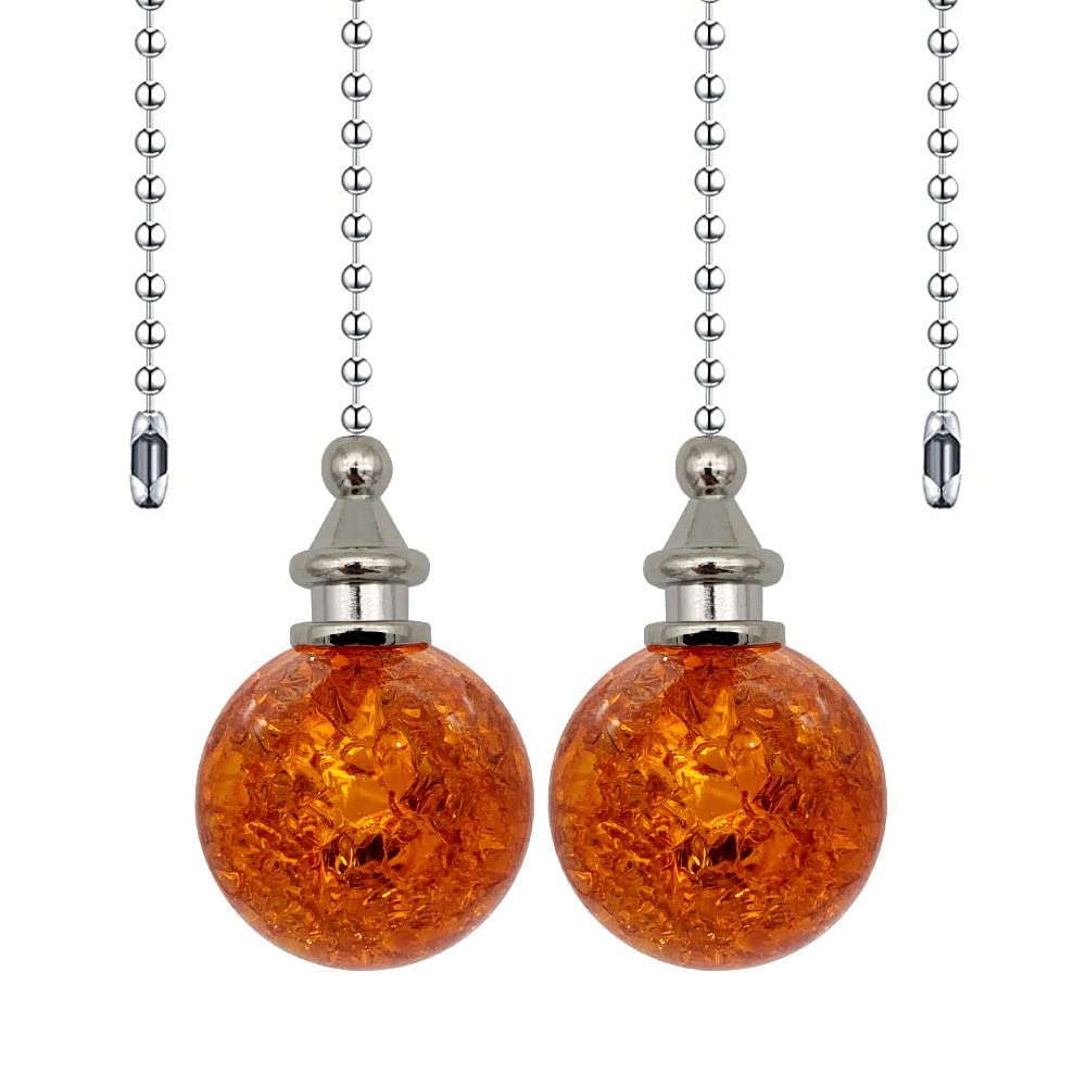 Amazon.com: 2 Pack Dotlite Crystal Ceiling Fan Pull Chain Accessories ...