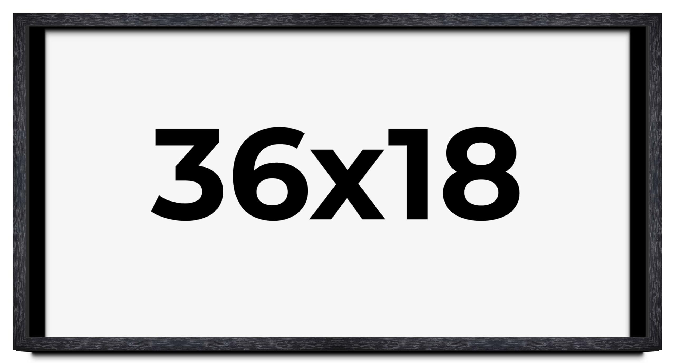 Amazon.com - 36x18 Shadow Box Black Farmhouse Wood Texture Display ...