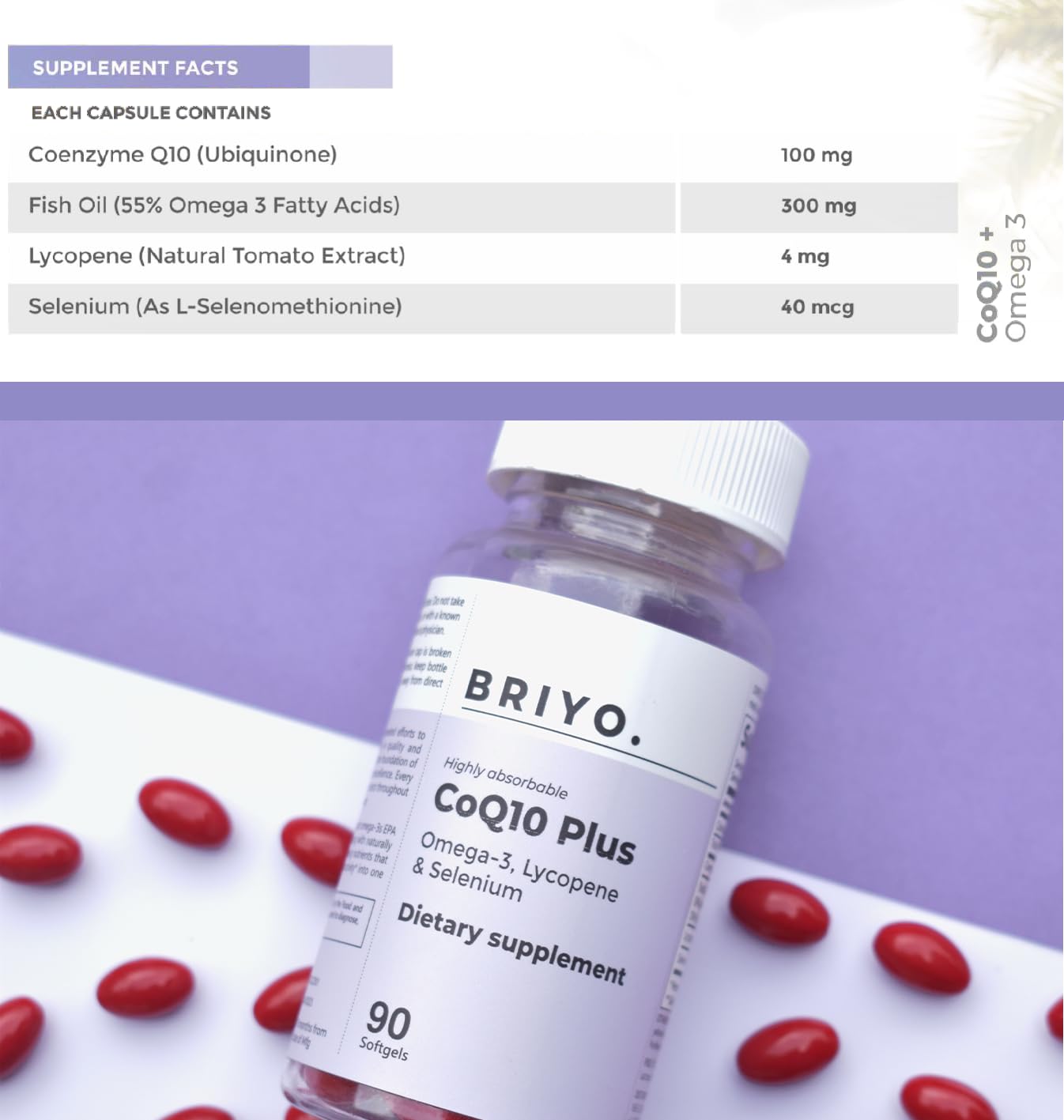 Olysio Logo Amazon.com: Briyo Highly Absorbable CoQ10 100 Mg Plus