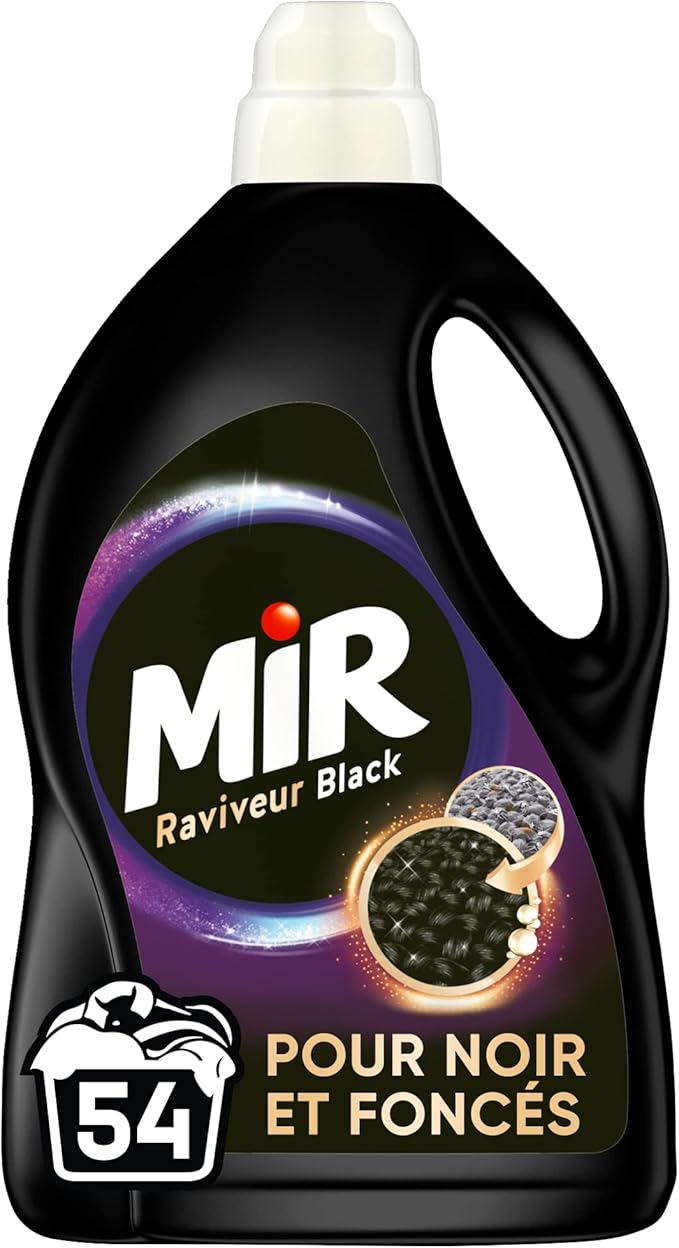 Mir Raviveur Black – Lessive liquide Spéciale Linge Noir – Soin pour ...