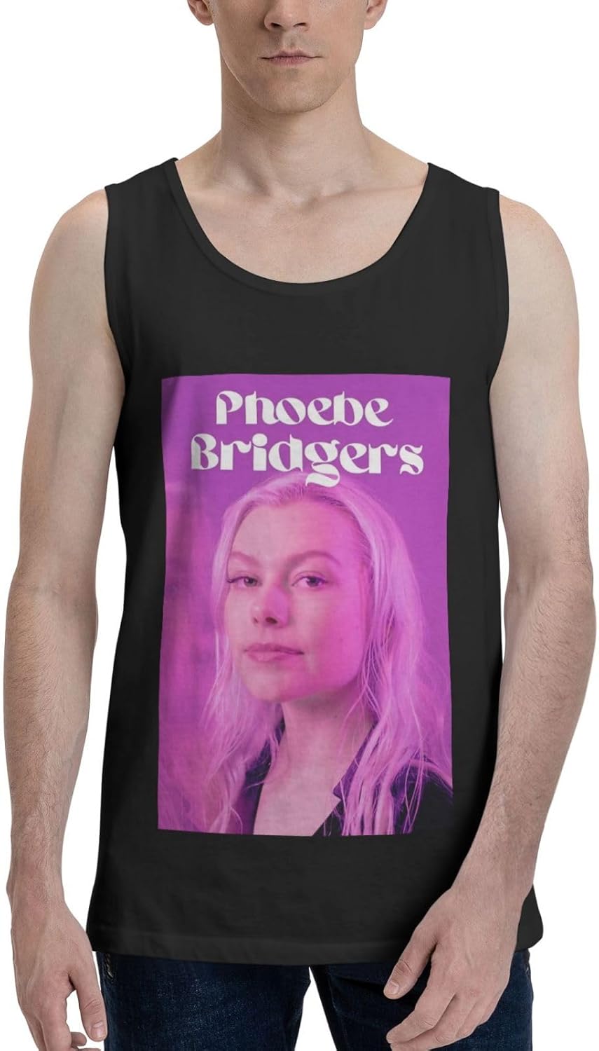 Amazon.com: TDPWVBNDH Phoebe Music Bridgers Men's Sport Tank Top ...
