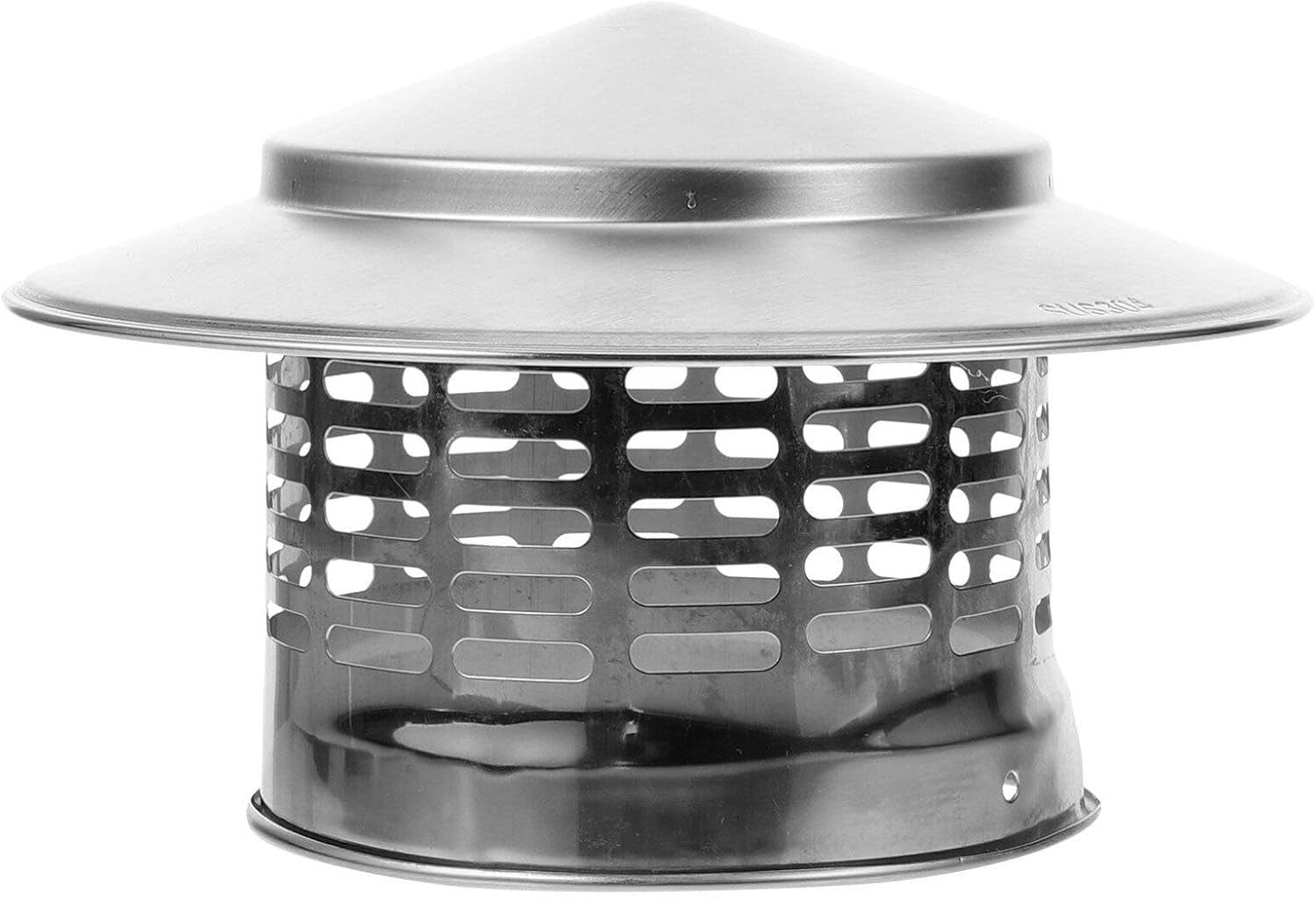 Chimney Caps, 7inch Roof Vent Round Chimney Caps Tapered Top with ...