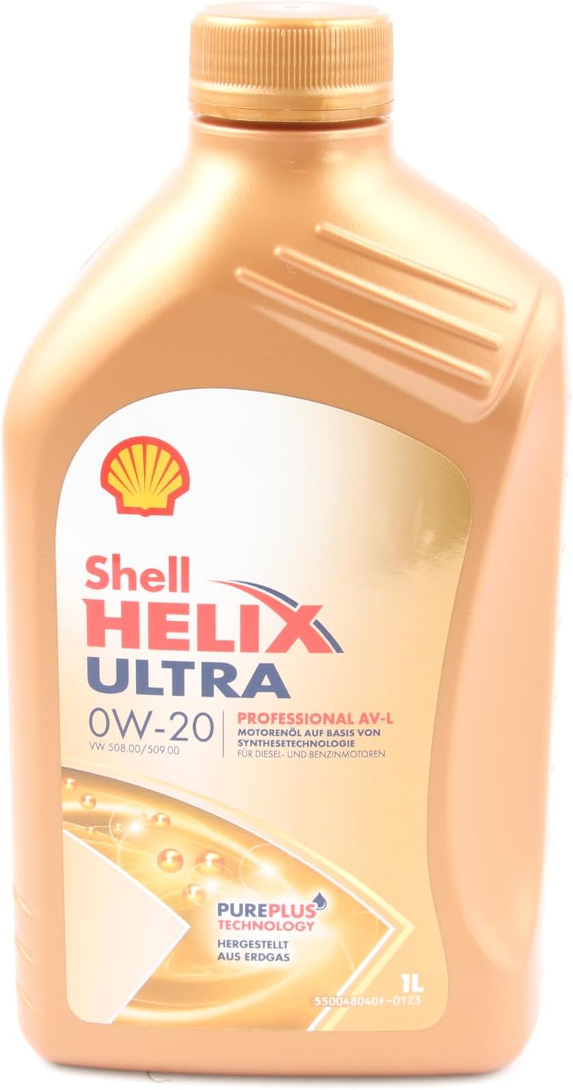 Shell Helix Ultra 0W20 Motoröl 1L Norm 50800 50900 Öl Pure Plus ...