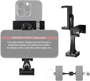 NEEWER Metal Phone Tripod Mount Adapter with Arca QR Base, 360 ...