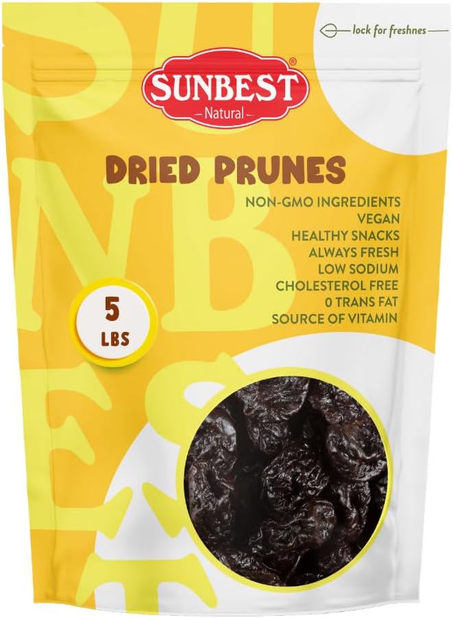 Amazon.com: Mariani Probiotic Prunes, 30 oz - Resealable Bag, Dried ...