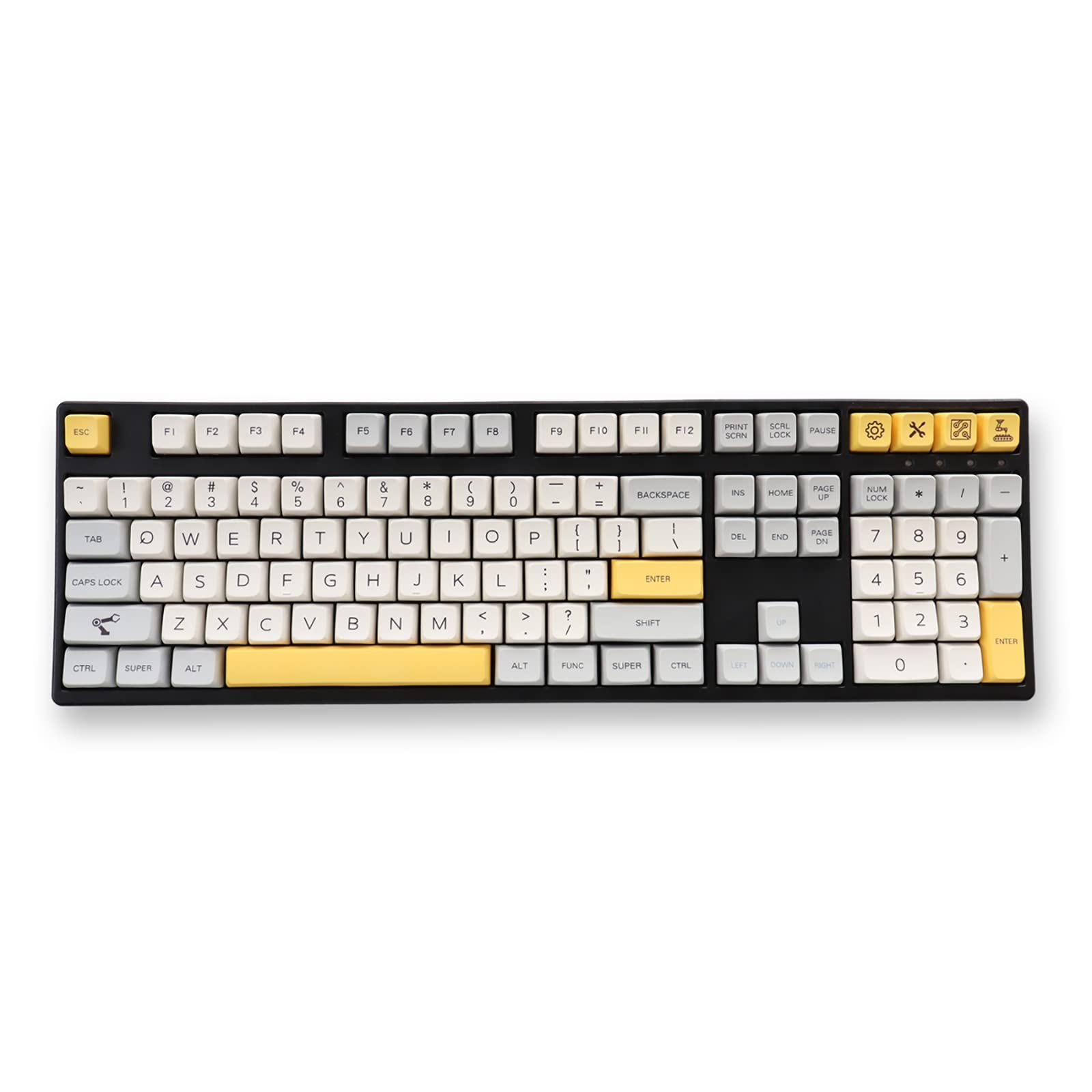 Buy Heavy Industry Keycaps 128 Keys PBT MDA Profile Dye Sublimation ...