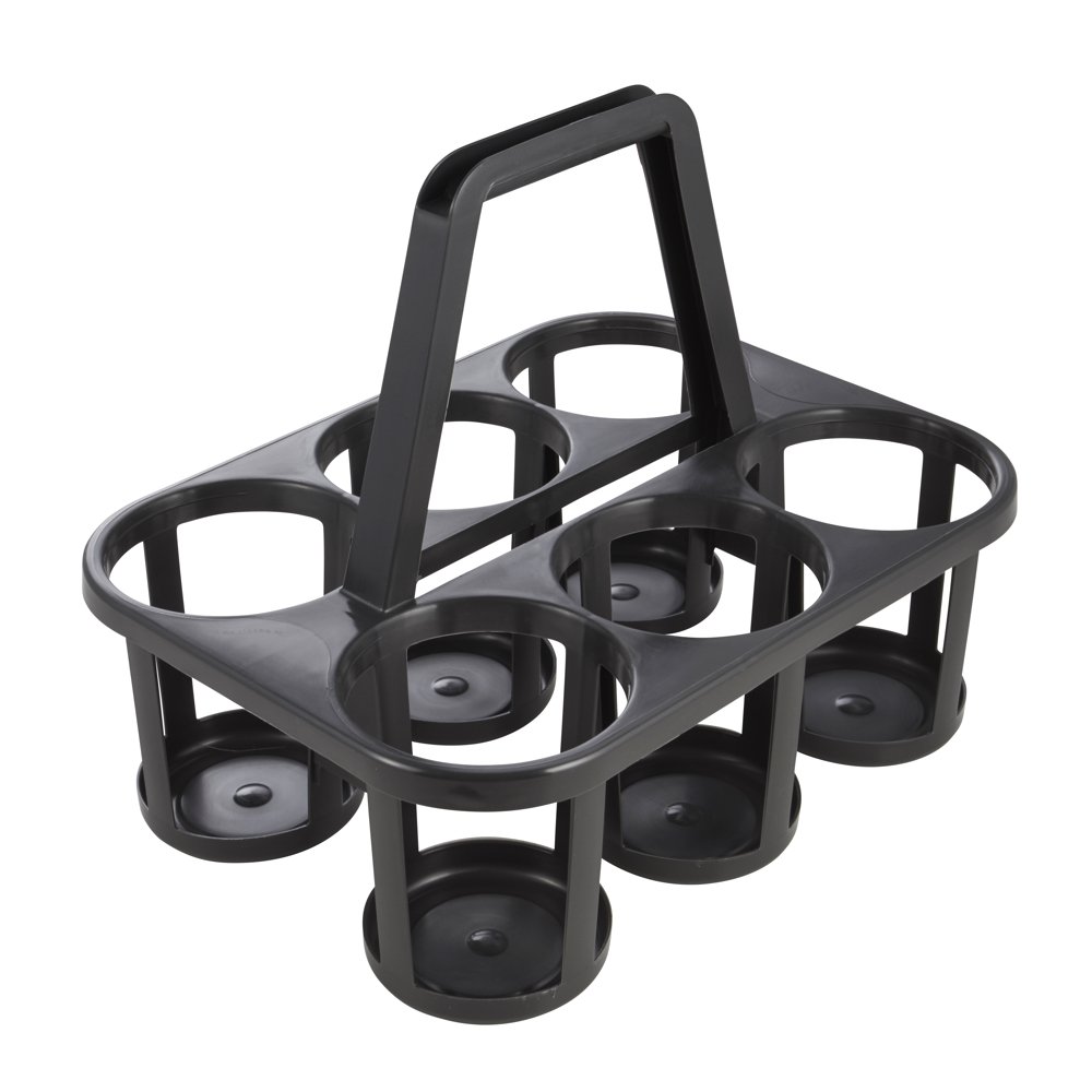 Bottle Carrier for up to 6 bottles, Sturdy Plastic (PP), 34 x 26 x 28 ...