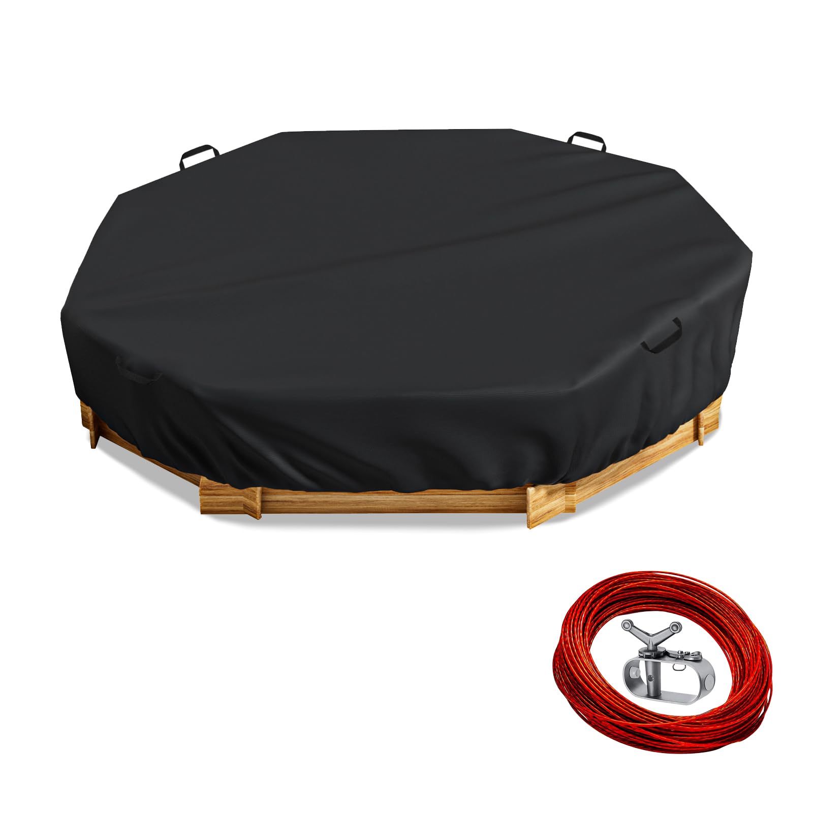 Snapklik.com : Waterproof Octagon Sandboxes Cover, Upgraded