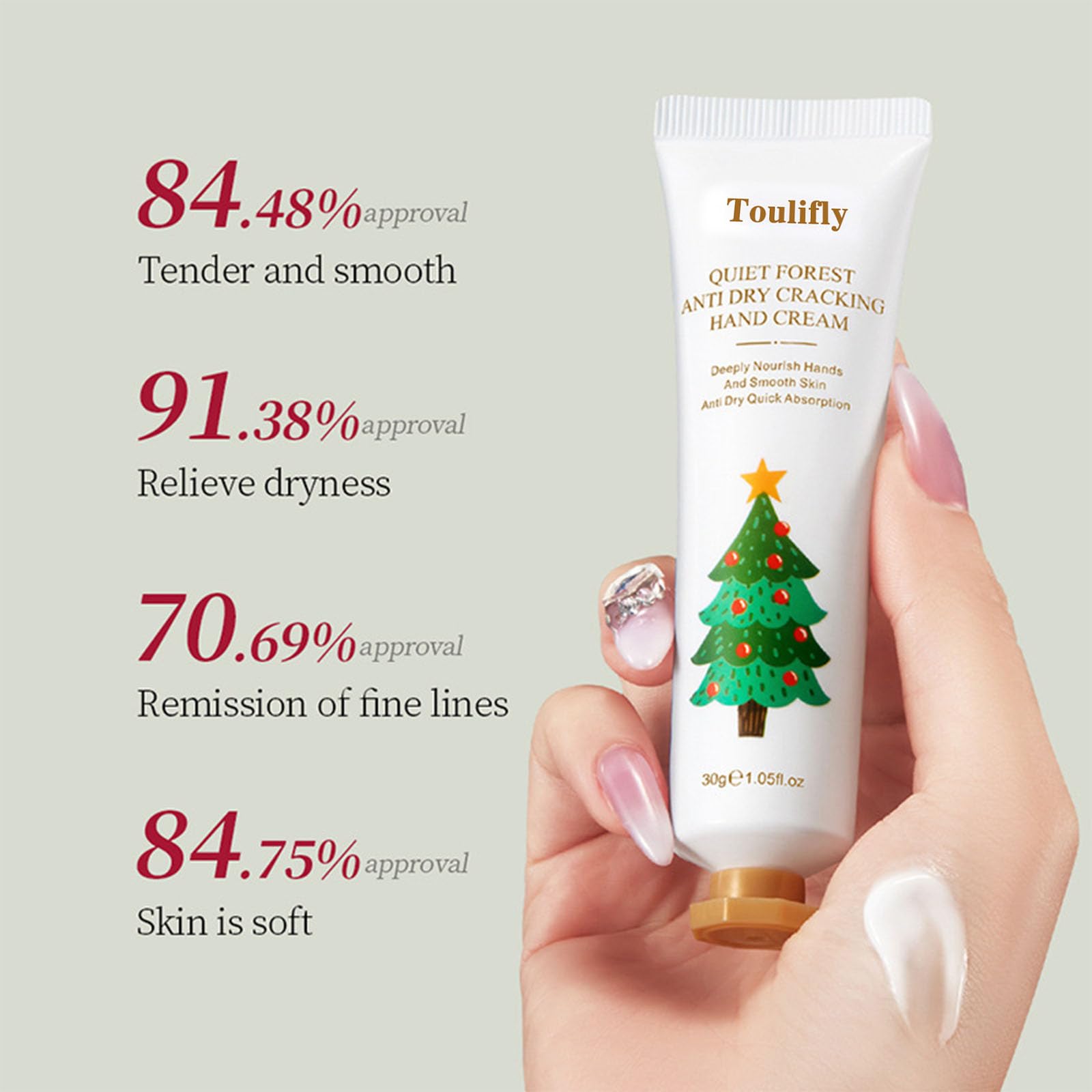 Christmas Hand Cream USHAS COSMETICS | Soft Hands, Festive Spirit!