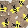 Amazon.com: Uniwish Bumblebee Banner Happy Bee Day Decorations Garland ...