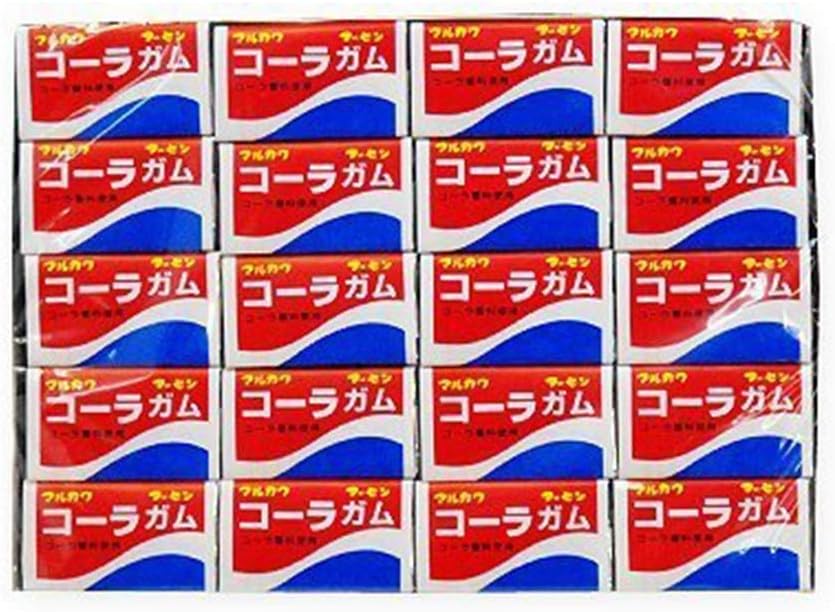 Amazon.com : Cola Taste Bubble Gum 60pcs 0.2oz Japanese Dagashi ...
