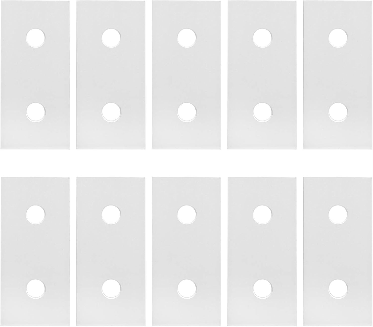 Joining Plate, Pack of 10 Aluminum Flat Connecting Plate Reinforcement ...