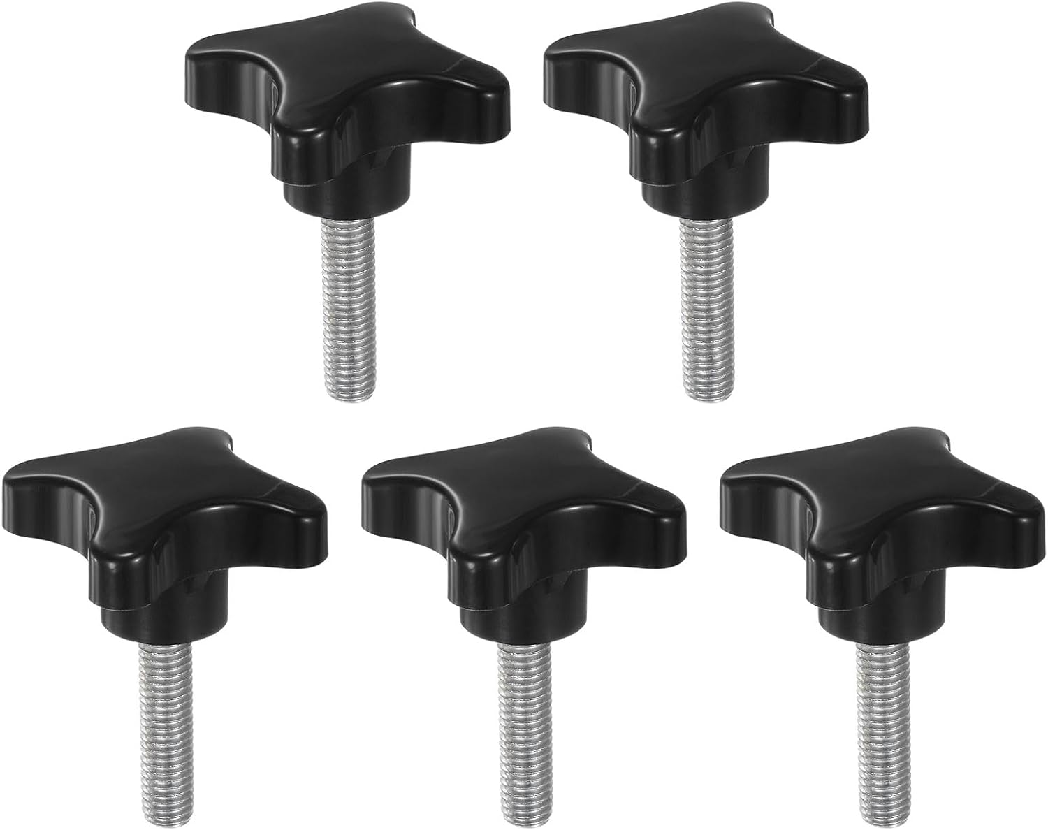 Amazon.com: HARFINGTON 5pcs Star Clamping Knobs M10 x 40mm Metric Male ...