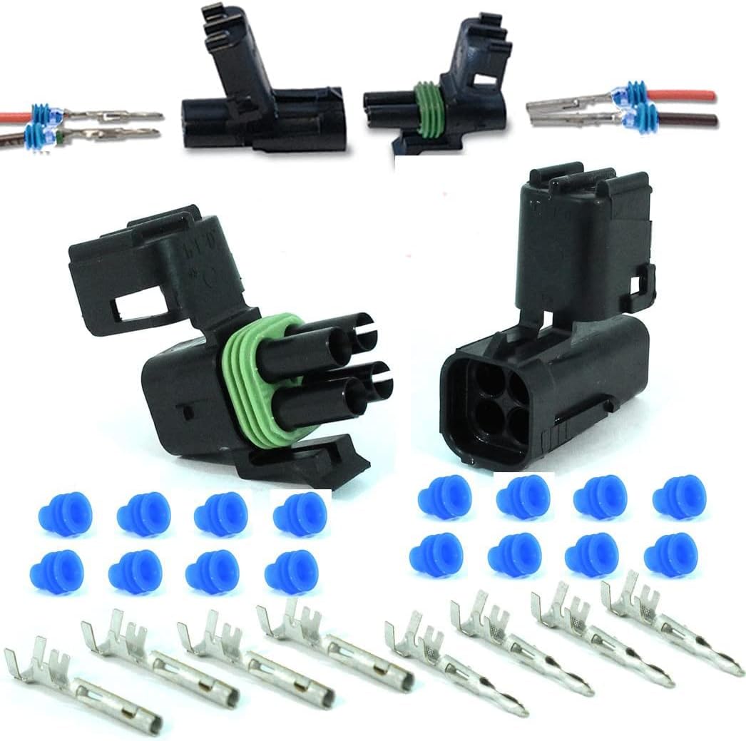 Amazon.com: APTIV Packard 3 Completed Set (2 Circuits) Weatherpack ...