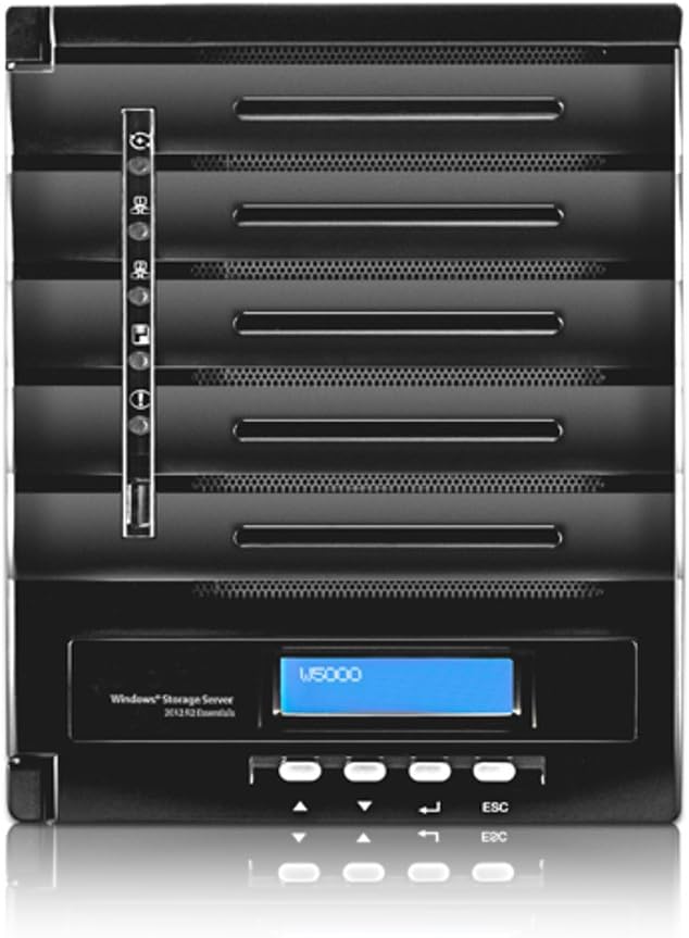 Thecus W5000+ 5TB 5 Bay (WD RED HDDs) Network Attached Storage with ...