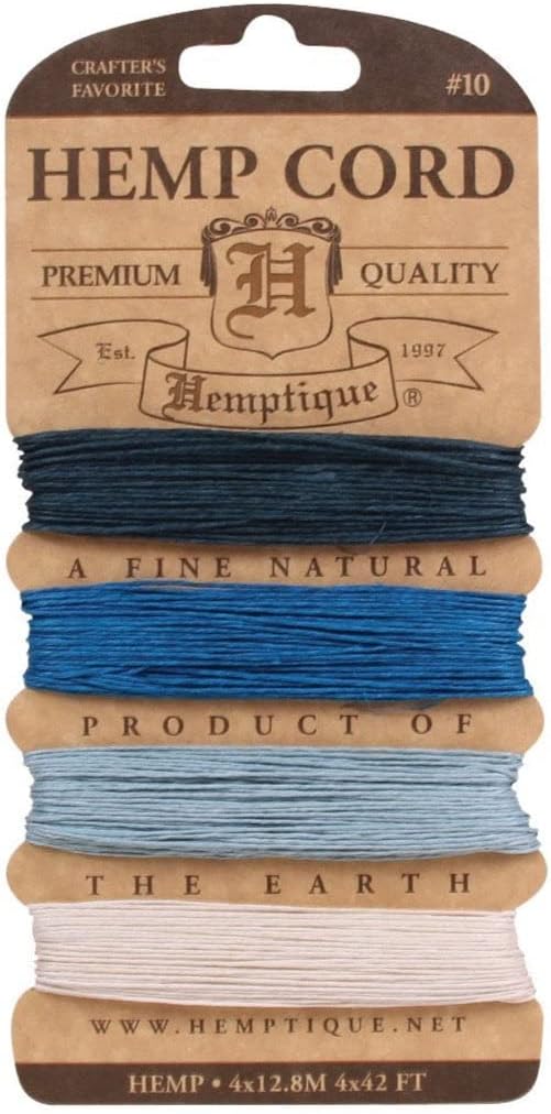 Amazon.com: #10 Hemp Card Cord Set/Aquamarine