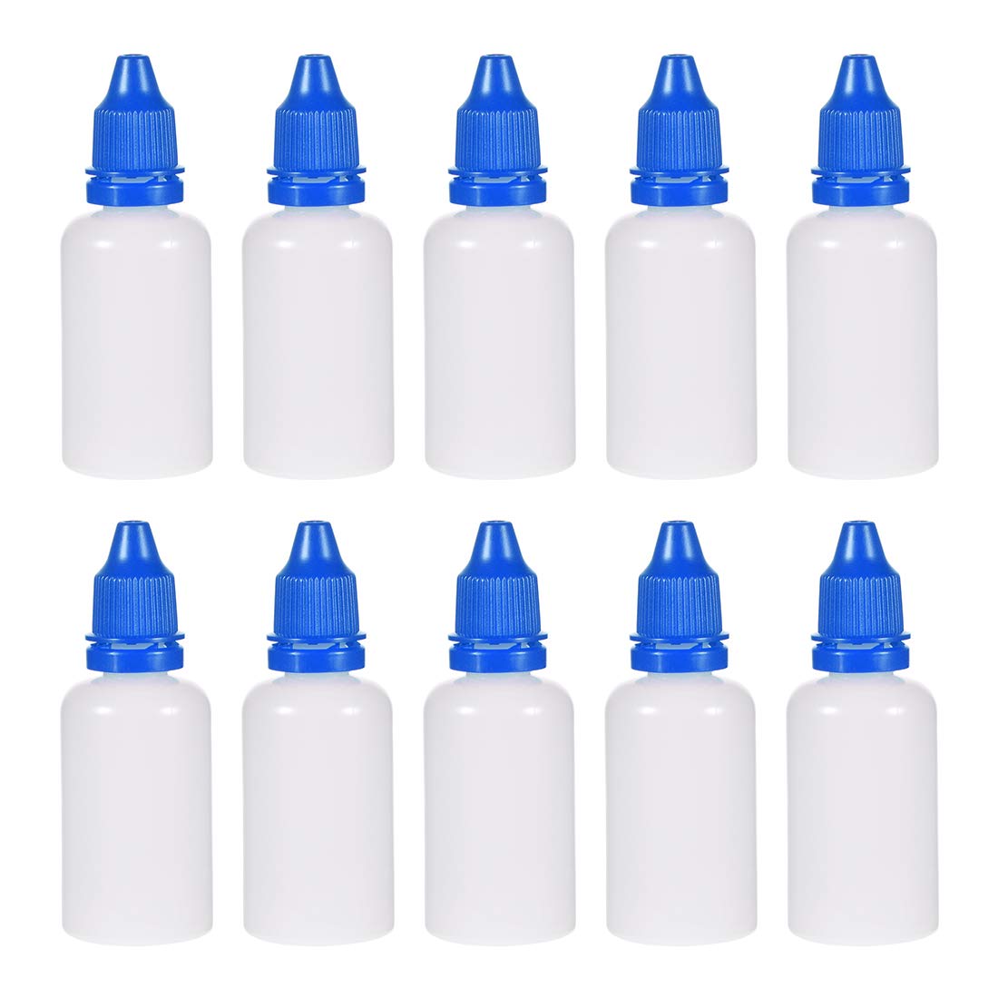 uxcell Plastic Dropper Bottles, 30ml/1 oz Empty Squeezable Dropper ...