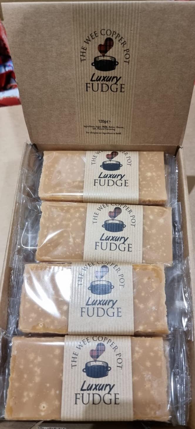 Luxury Fudge scotiish Hand Made Tablets 120 g ( 24 in a Box ) : Amazon ...