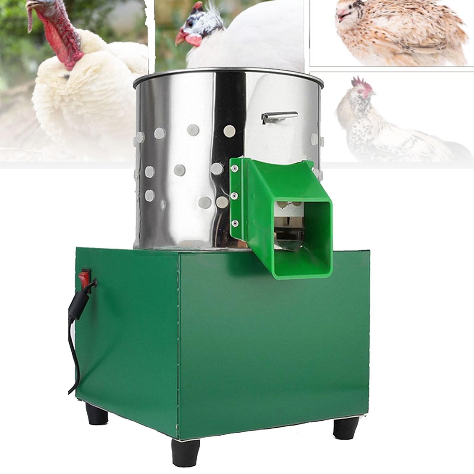 Chicken Plucker Machine, Stainless Steel Chicken Feather Plucker ...