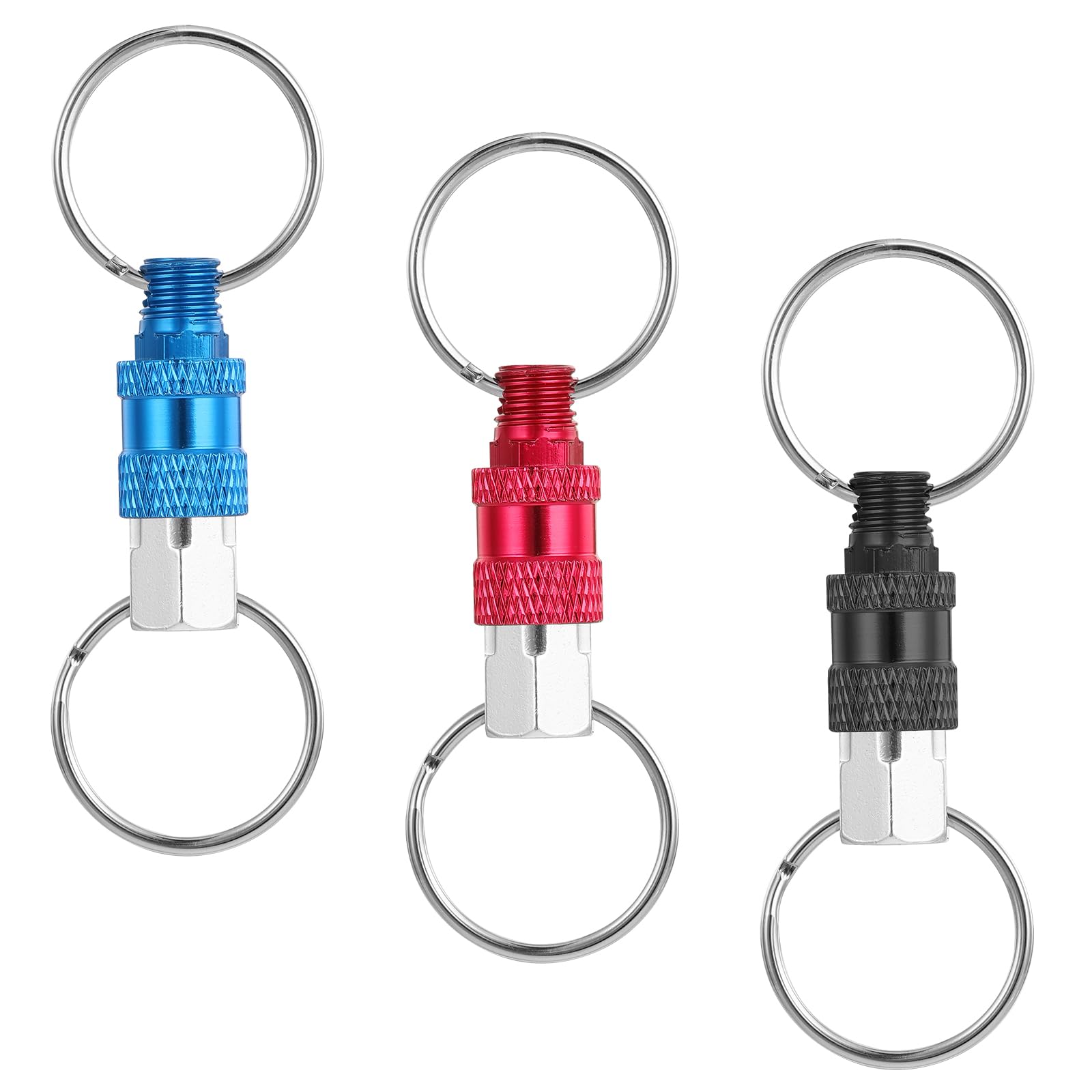 Amazon.com: 3 Pack Quick Release Keychain Detachable Pull Apart Key ...