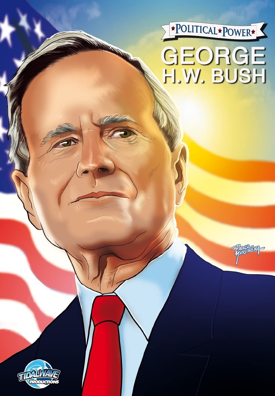 George W Bush Politisk Tegneserie