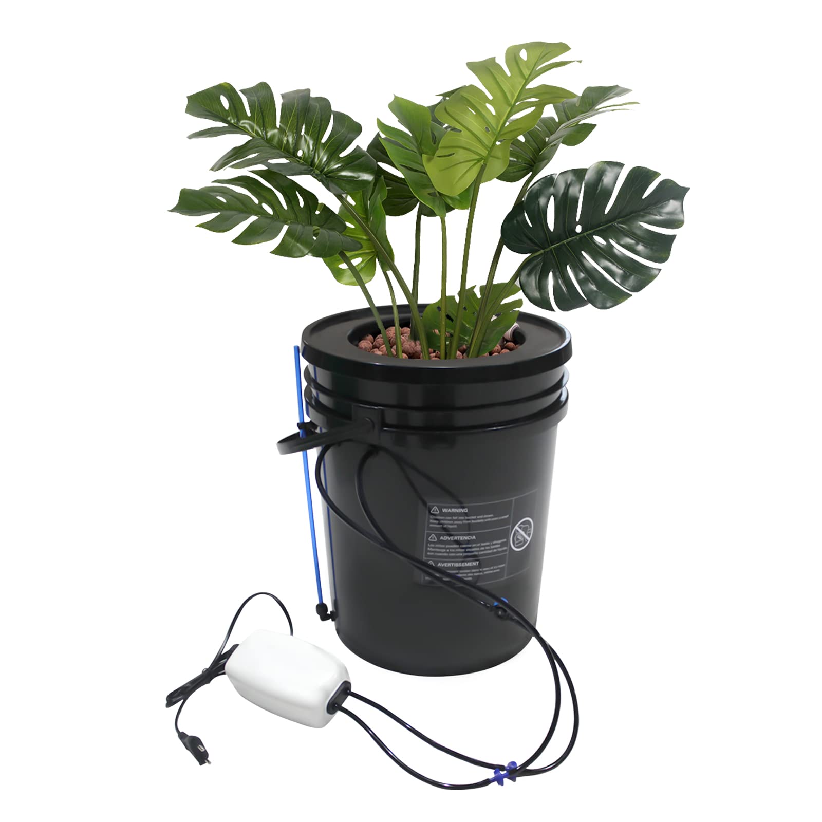 Amazon.com : Hydroponics Bucket Growing System, 5-Gallon Deep Water ...