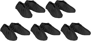 PATIKIL 5 Pairs Shoe & Boot Covers, Reusable Cotton Non-Slip Shoe ...