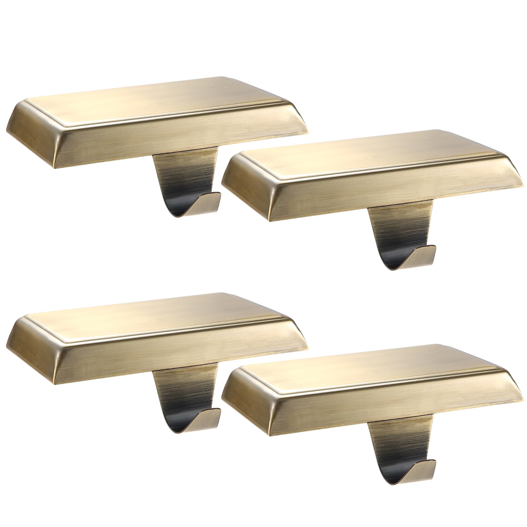 Amazon.com: Sunshane Christmas Stocking Holders Mantel Stocking Hanger ...