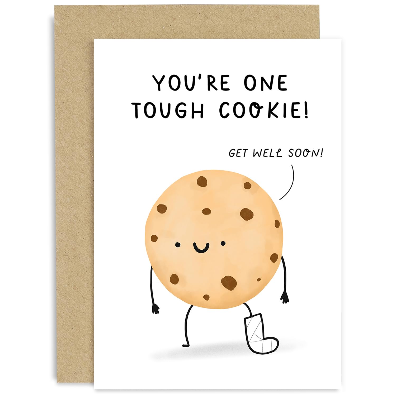 Old English Co. Funny Get Well Cards - 'Tough Cookie' Get Well Soon ...
