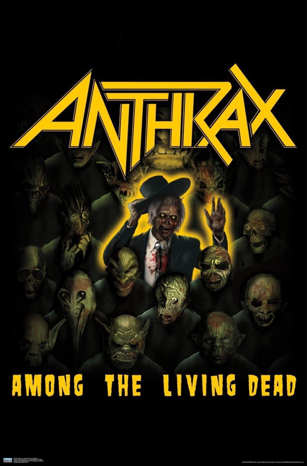 Amazon.com: Trends International Anthrax - Among The Living Dead Wall ...